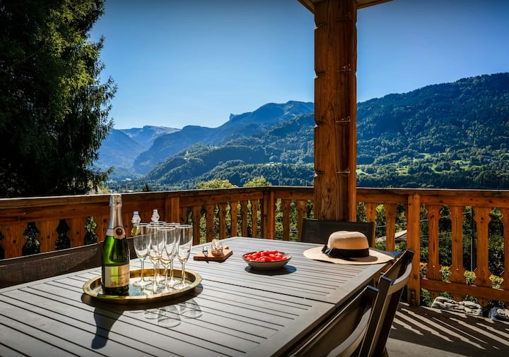 Séjour Pour Huit Avec Terrasse Et Jardin - Samoëns