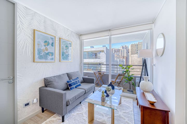 Hermoso Departamento 2d 2b Con Wifi Y A/c - Santiago