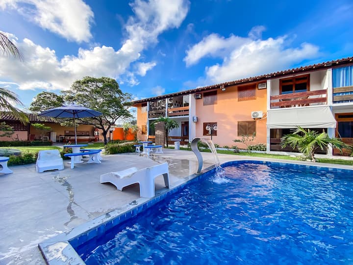 Apê Térreo 1 Quarto Com Ar, Sala, Cozinha Completa - Porto Seguro