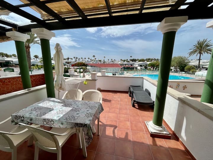Bungalow With A Beautiful Terrace In Maspalomas - Maspalomas