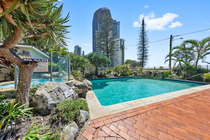 Ocean Views | Pool+spa | Free Parking | Beach 3min - Gold Coast