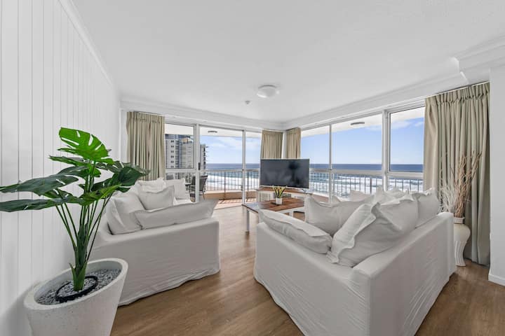 Ocean Views | Pool+spa | Free Parking | Beach 3min - Broadbeach