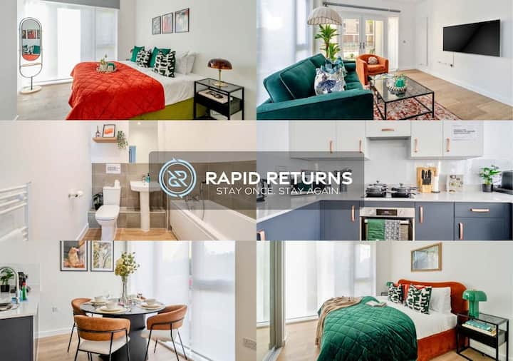 Spacious Apartment, Balcony, Wifi, Free Parking - Hampton