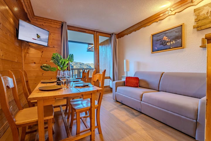 Val Thorens 1br Apt | Roche Blanche | Balcony View - La Norma