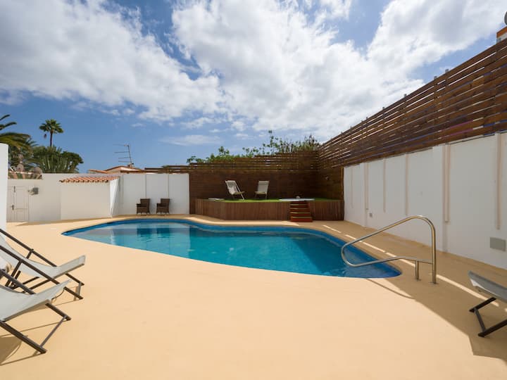 Florida Home Private Pool - Jacuzzi - Gran Canaria
