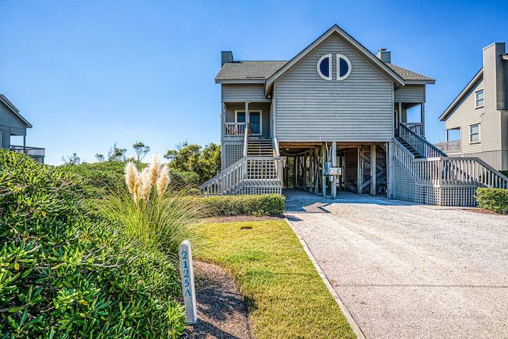 2br Oceanview | Pool | Deck | Washer/dryer - Topsail Beach, NC