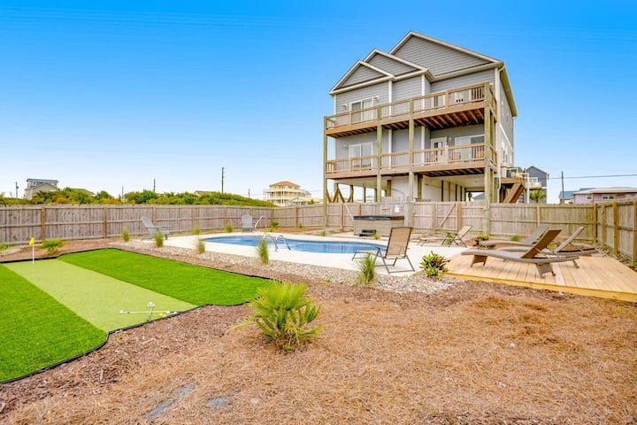 6br Oceanview Dog Friendly | Private Pool - Surf City