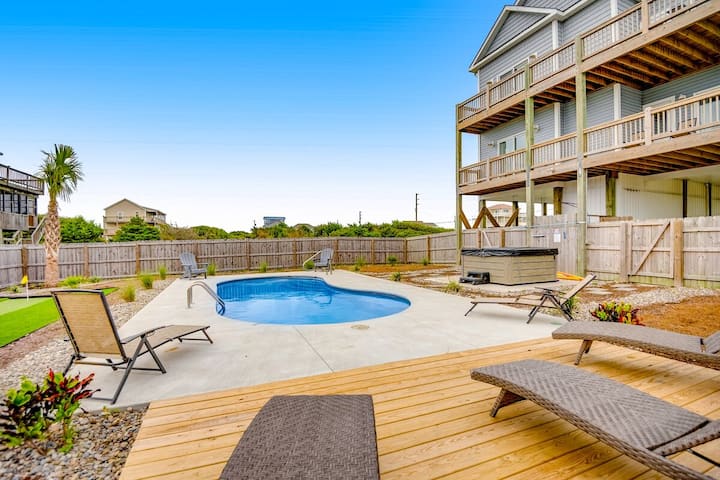 6br Oceanview Dog Friendly | Private Pool - North Topsail Beach, NC