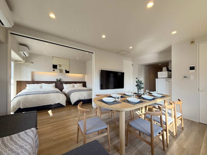 Large Riverview Apartment Near Landmarks - Hiroshima