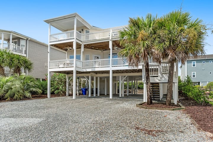 Finally Free: Stunning, 7br, With Pool Access - Ocean Isle Beach, NC