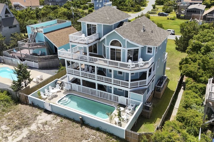 5br Oceanfront Dog Friendly | Pool | Hot Tub - Outer Banks, NC