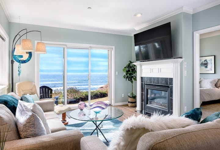 Oceanfront, Whale Watching, Pool - Sunset Serenity - Depoe Bay, OR