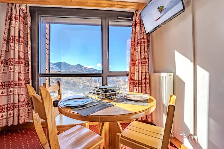 Val Thorens | 1br Ski-in/ski-out Coin Montagne - Val Thorens