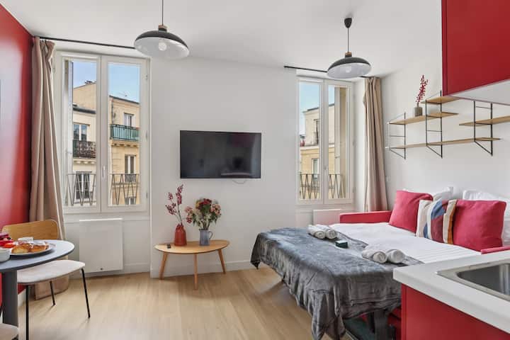 Lavie Maison : Charmant Studio Proche Montmartre - Villeneuve-la-Garenne