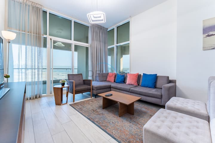 Huge Balcony, Creek Harbour And Burj Khalifa Views - Dubaï