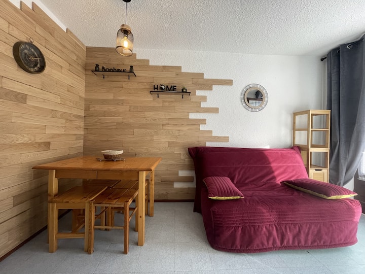 T2 Lumineux Avec Vue Montagne Et Confort - Serre Chevalier