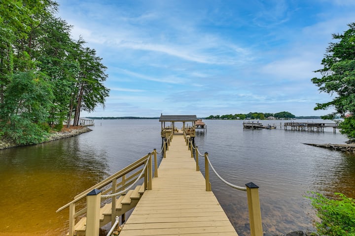 'Sunset Central' - Lake Norman Getaway With Dock - Denver, NC