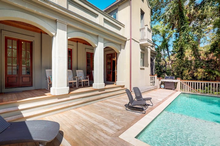 Multi-level Home With Private Pool, Lanai & Enclos - Kiawah Island, SC