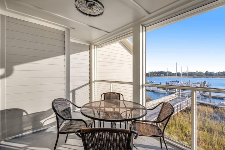 Waterfront Gem With Pool & Amazing Lanai View - Ne - Folly Beach Pier, SC