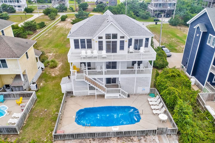 6br Oceanview Dog Friendly | Pool | Hot Tub - Outer Banks, NC