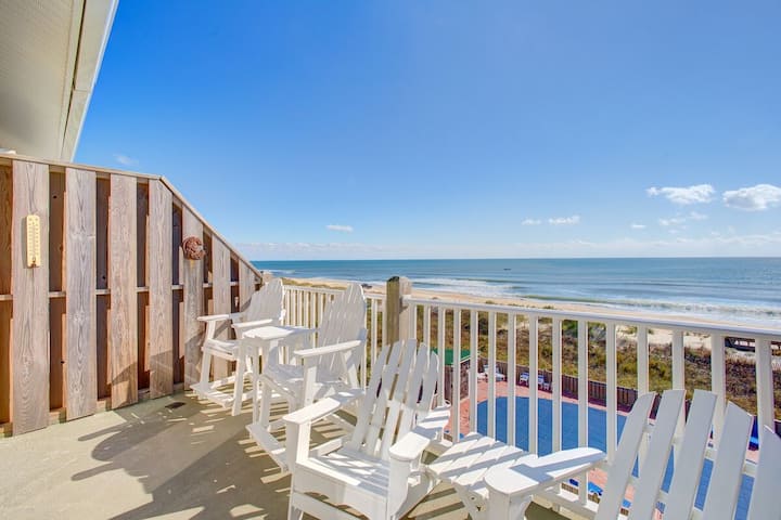 Wonderful 1br Oceanfront | Deck | Pool - Hatteras, NC