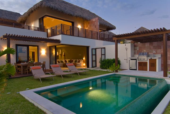 Luxury Villa Jade Golf&ocean Views, Punta Mita - Punta Mita
