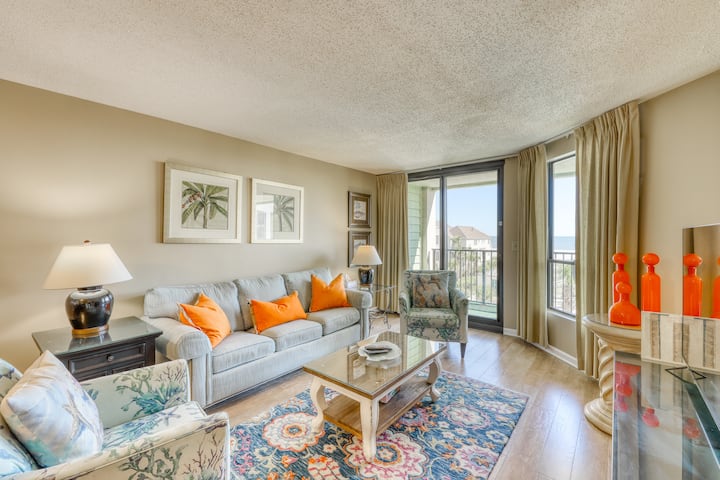 Ocean-view Villa At Beachfront Complex With Pool - アイル・オブ・パームズ, SC