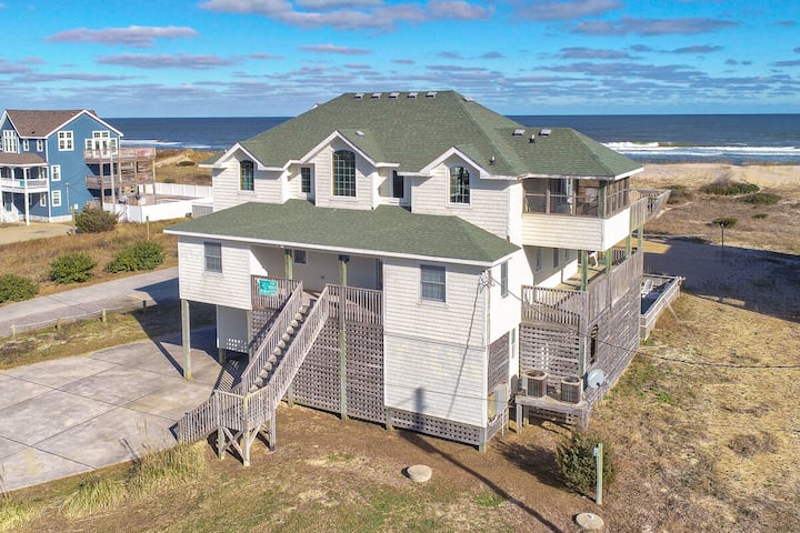 8br Oceanfront | Pool | Hot Tub - Outer Banks, NC