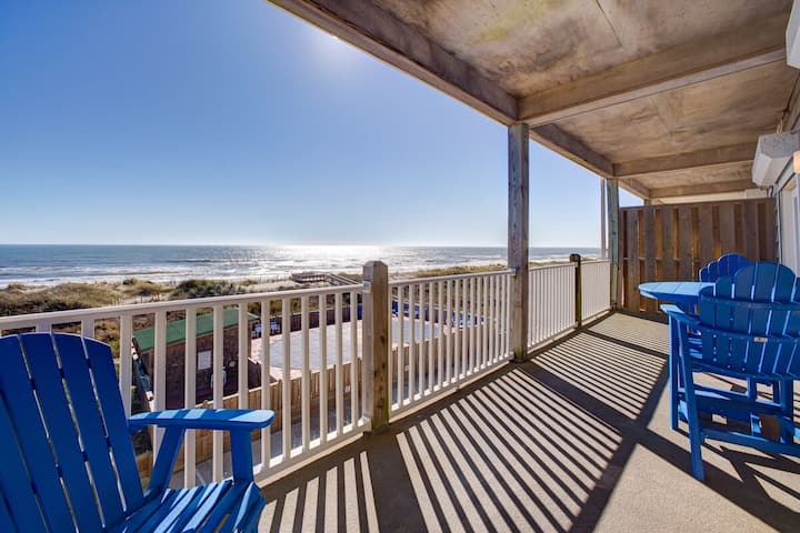 3br Oceanfront | Balcony | Pool | Pool Table - Hatteras, NC
