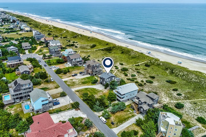 4br Oceanfront | Hot Tub | Balcony | W/d - Outer Banks, NC