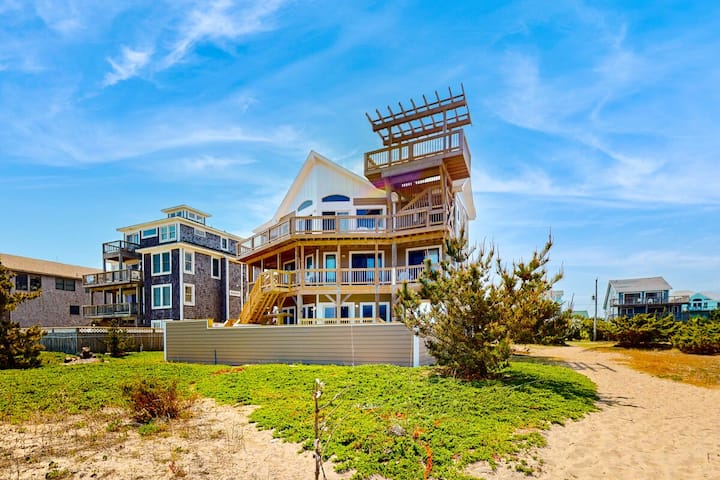 Lovely 5br Oceanfront Dog Friendly | Pool - Rodanthe, NC