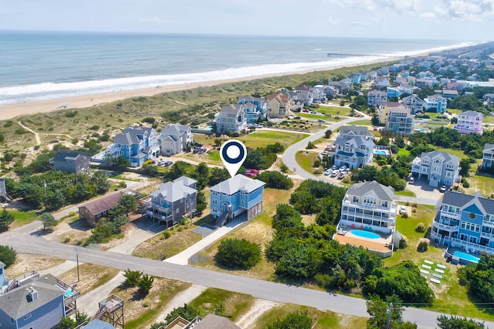 Grand 6br Oceanfront | Pool | Hot Tub | Elevator - Outer Banks, NC