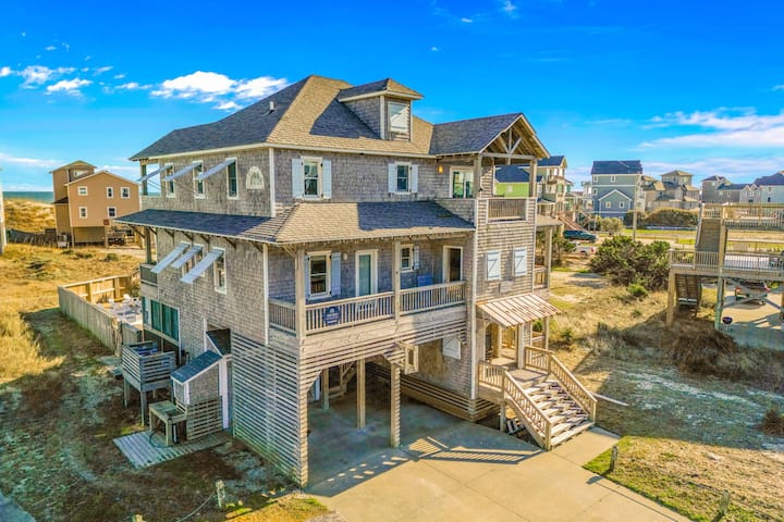 6br Luxe Water View Home With A Pool &Amp; Hot Tub - Frisco, NC