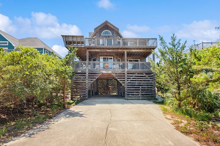 Happy Hour 432: Ocean View W/deck, Shared Pool - Avon, NC