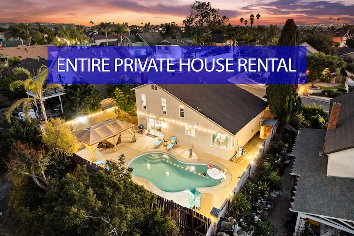 Garage, Pool, King Bed, Gated Yard In Rancho Penas - Rancho Bernardo - San Diego