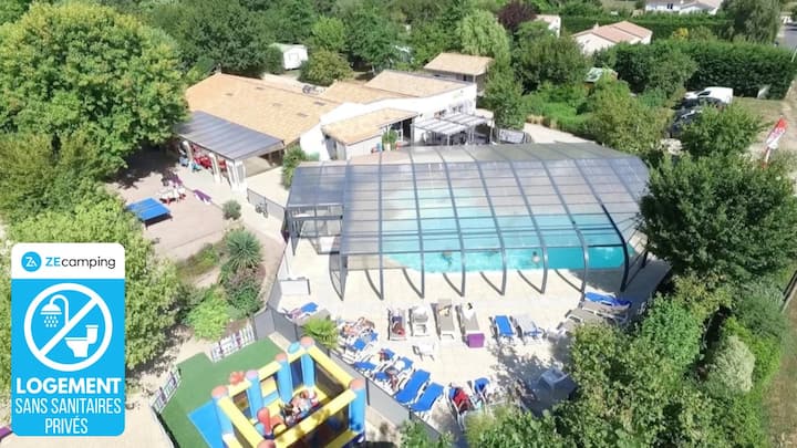 Zecamping 4* Tente 21m² Piscine - Aizenay