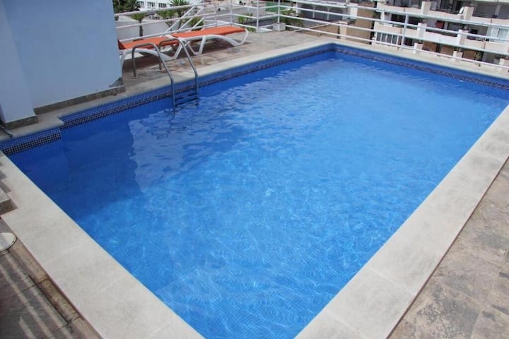 Enjoy Rooftop Swimming Pool W/ Bellver Castle View - Palma