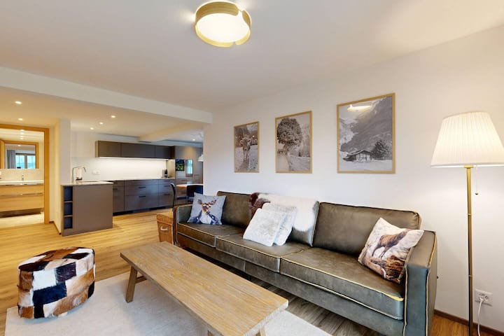 Charmante Wohnung Im Erdgeschoss Mit Eigerblick - Grindelwald