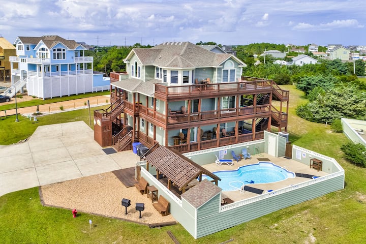 8br Oceanview | Pool | Elevator | Balcony - Outer Banks, NC