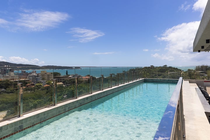 Loft Confortável Em Condominio Com Piscina - Bombinhas