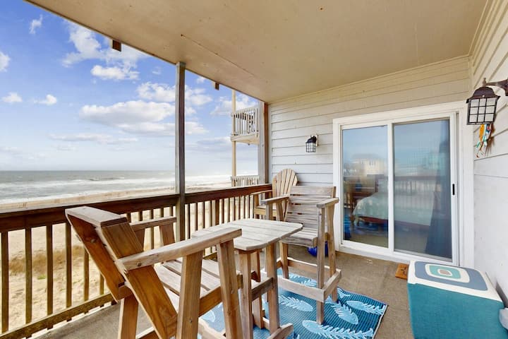 2br Beachside Condo W/ Pool, Bbq & Balcony - Outer Banks, NC