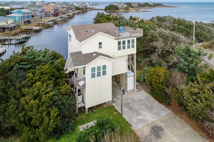 Light-filled 3br Soundview | Pool | Hot Tub - Frisco, NC