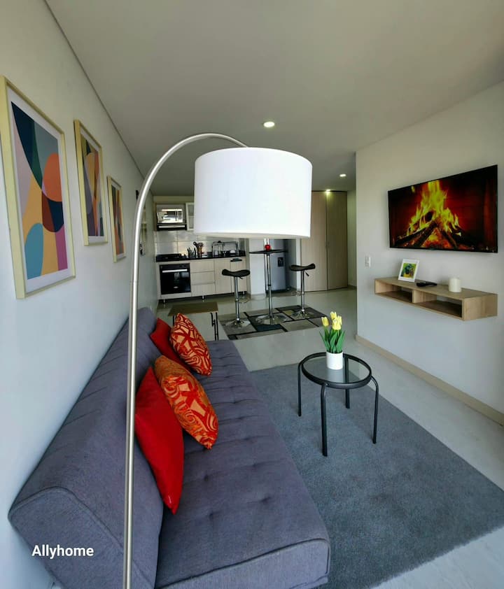 Executive Suite, Natural View, Alexa, Wifi, Cajicá - Tabio