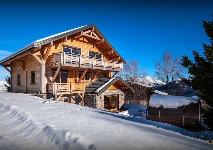 Séjour Moderne Avec Spa Et Terrasses - Fontcouverte-la-Toussuire