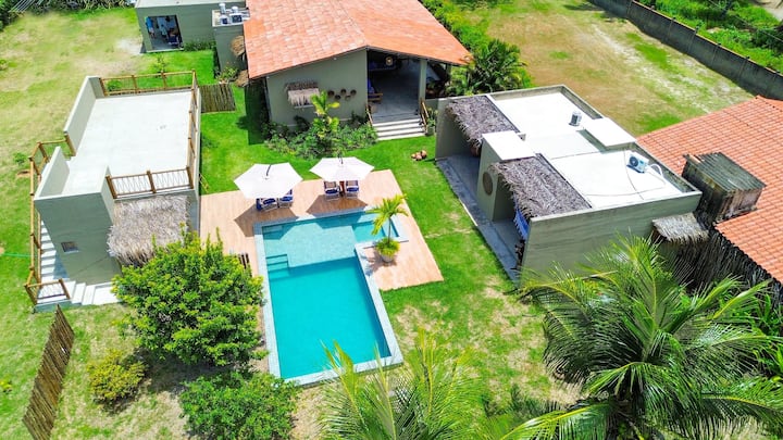 Mhv Milagres - Casa Aruã, Luxe, & Confort - São Miguel dos Milagres