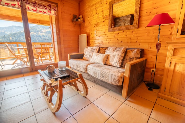 Chalet Cocooning, Vue Montagne, Sauna, 6p - Ventron
