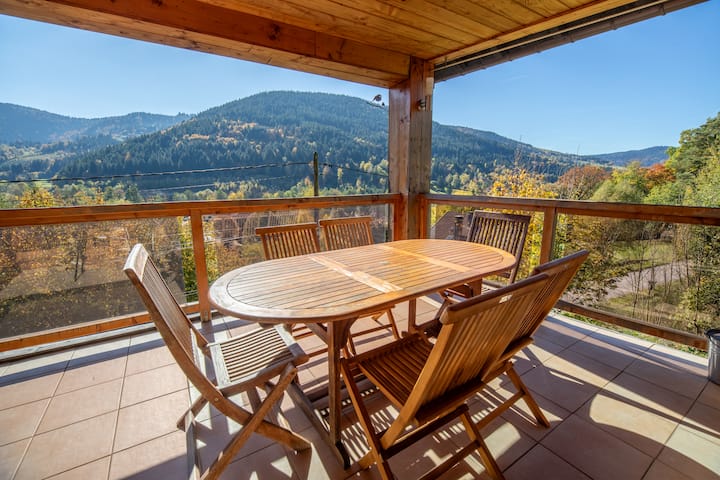 Chalet Cocooning, Vue Montagne, Sauna, 6p - Ventron