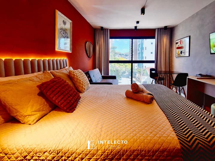 Ap 414 • Central, Piscina, Jacuzzi, Academia, A/c - Brazilië