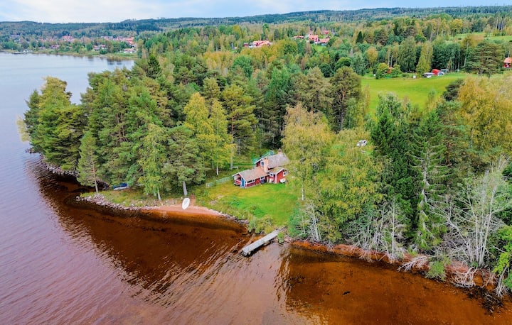 Lake Front Home In Leksand With Lake View - Leksand