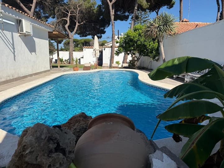 Villa Piscine Privée  Jardin  9 Pax Playa Barrosa - Chiclana de la Frontera